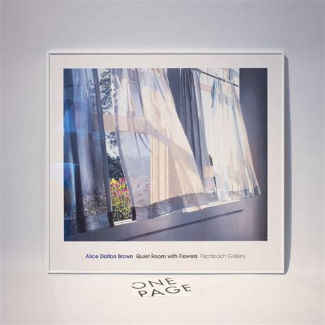앨리스 달튼 브라운 Alice Dalton Brown Quiet Room With Flowers 액자포함 감도 깊은 취향
