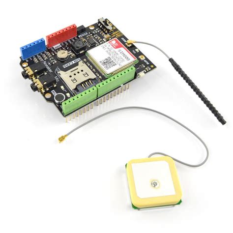 Sim808 Gpsgprsgsm Arduino Shield Robotshop