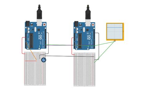 Circuit Design Arduino To Arduino Communication Via Software Serial Tinkercad