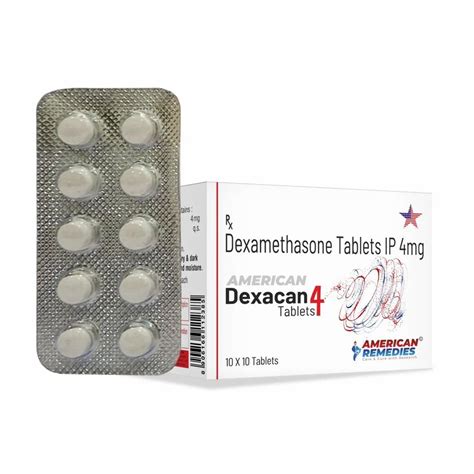 Dexamethasone 4mg Tab At ₹ 51 63 Stripe Dexamethasone Tablets In