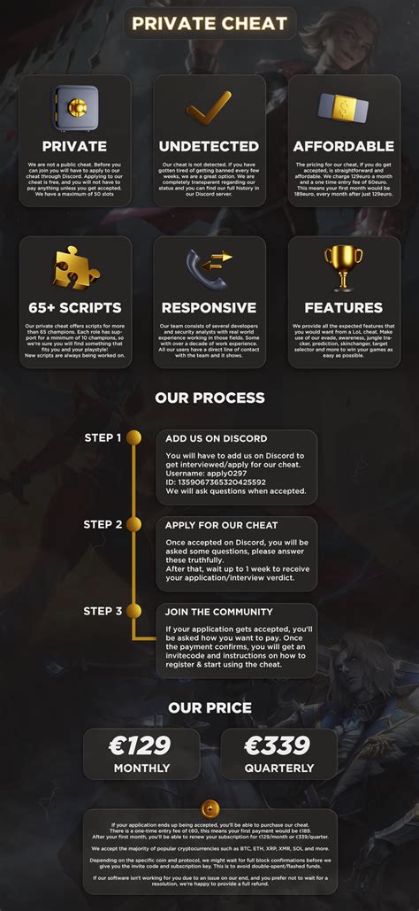 Selling 📢 Lol Cheat Undetected Private League Of Legends Scripts