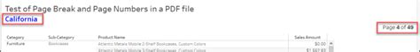 updated tableau deep dive adding page breaks and page numbers in a