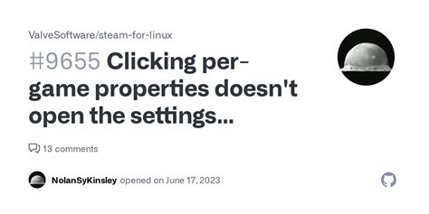 Clicking Per Game Properties Doesnt Open The Settings Window · Issue
