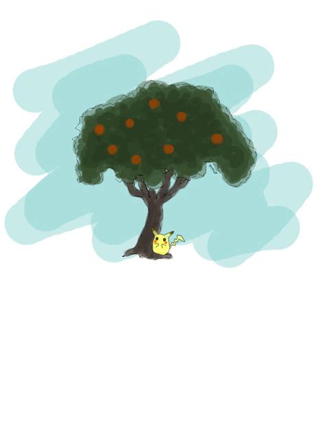 Pika Apple Tree By Trinosaur On Deviantart