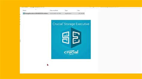 Installing Crucial Storage Executive Youtube