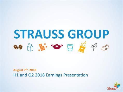 Strauss Group Ltd Adr 2018 Q2 Results Earnings Call Slides
