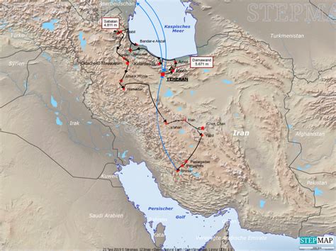Stepmap Iran Landkarte Für Iran
