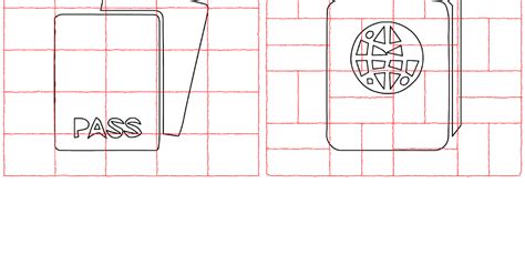 Four Grid Free Printable Passport Grid Line Drawing Worksheet Activity