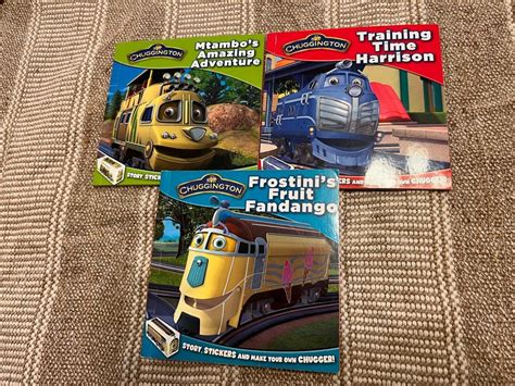 Chuggington Storybook Hard Cover 3 Extra Story Books 興趣及遊戲 書本