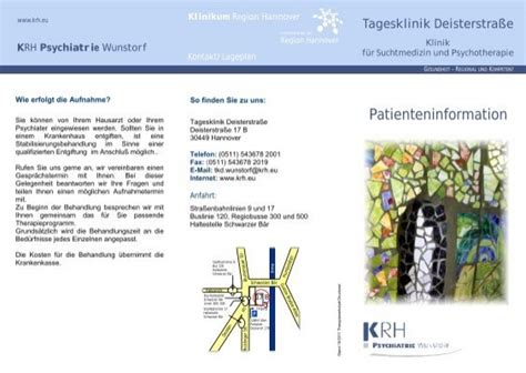 Patientenbroschüre Klinikum Region Hannover GmbH