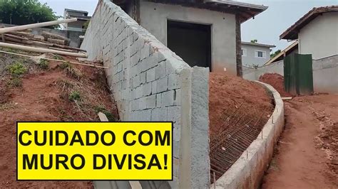 O Muro Do Vizinho Invadiu Seu Terreno😳 Youtube