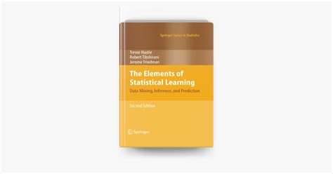 The Elements Of Statistical Learning On Apple Books
