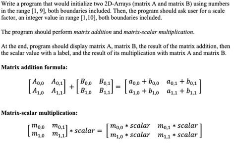 Solved Write A Program That Would Initialize Two 2D Arrays Chegg