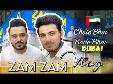 Zam Zam Chote Bhai Bade Bhai Zaid Ali Khan Mini Vlog Youtube