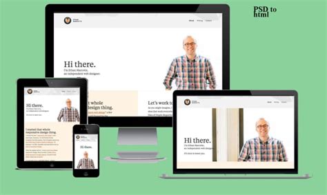 Convert Psd Or Ai To Html With Full Responsive Design By Dayalroy Fiverr