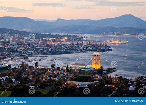 City Of Hobart Tasmania Australia Stock Image Image Of City