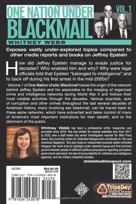 One Nation Under Blackmail Whitney Alyse Webb 9781634243018 Boeken Bol