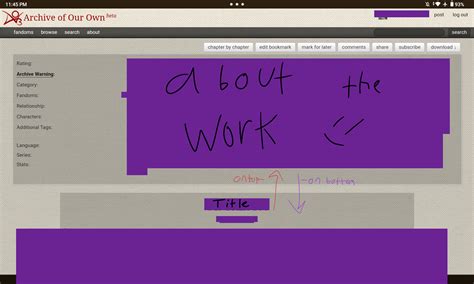 Can Is It Possible To Switch The Title And About The Work R Ao3