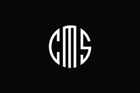 Cms Monogram Vector Logo Design Template Graphic By Idreesmarwat33 · Creative Fabrica
