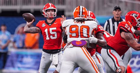 Georgia Offense Wasnt Impressive Week 1 Vs Clemson Per Roman Harper