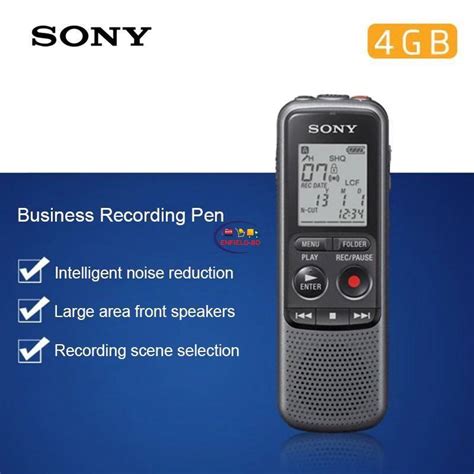 Sony ICD-BX140 4GB MP3 Digital Voice Recorder