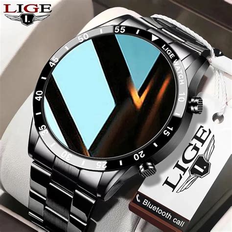 LIGE Reloj Inteligente Deportivo Para Hombre Accesorio De Pulsera