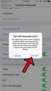 How To Turn Off The Passcode Screen On An IPhone Solve Your Tech