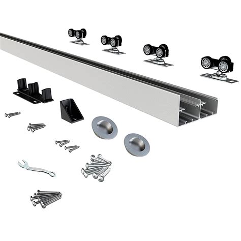 Jubestbypass Sliding Door Hardware 48 Aluminum Bypass Wardrobe Closet