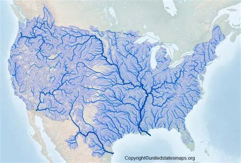 Us Hydrological Map United States Hydrological Map Usa