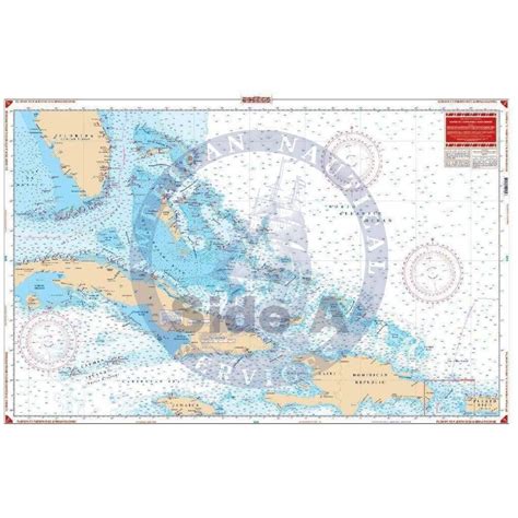 Florida To Puerto Rico And Mona Passage Navigation Chart 16 Amnautical
