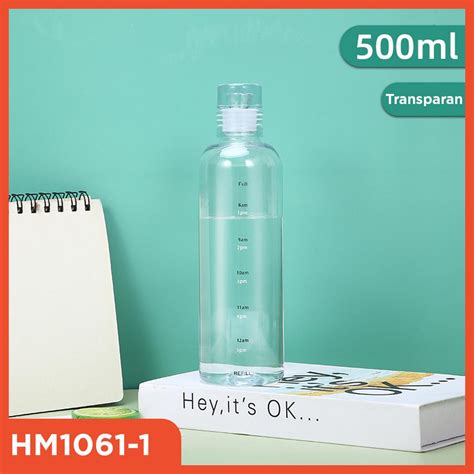 Jual Botol Minum Botol Transparan Botol Olahraga Botol Portable 500ml And 750ml Shopee