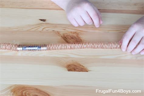 How To Build A Simple Electromagnetic Train Frugal Fun For Babes And Girls