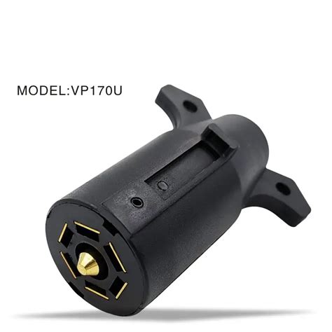Us 표준 7 핵심 12v 트레일러 Rv 플러그 소켓 어댑터 12v 어댑터 행거 차 커넥터 7 핵심 12v Temu