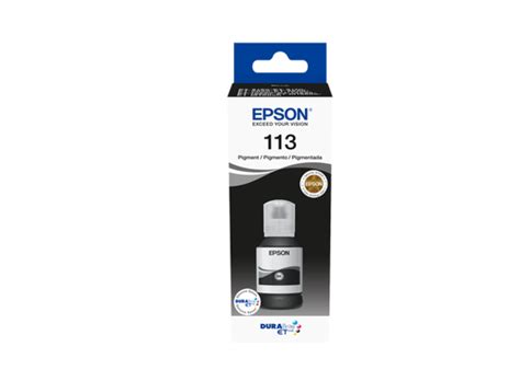 Flacone Di Inchiostro A Pigmenti Nero 113 EcoTank 127 Ml
