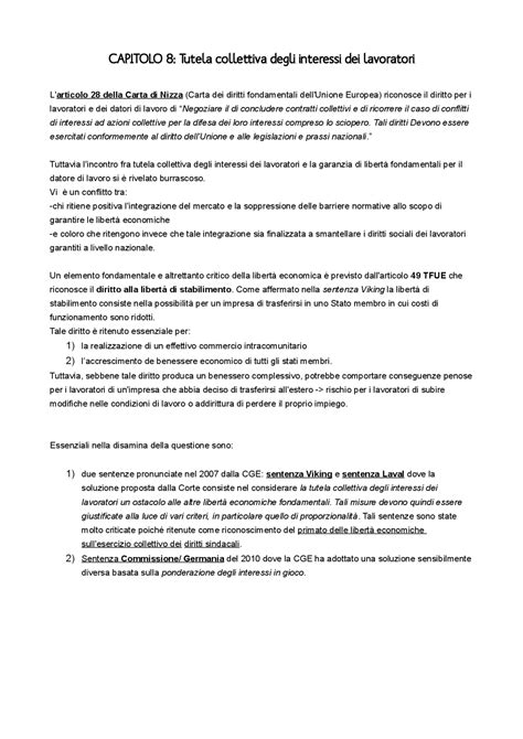 Diritti Fondamentali In Europa Docsity