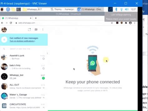 WhatsApp Automation Using Python On Raspberry Pi A Personalized WhatsApp For Home Automation