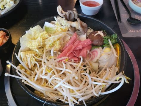 김포 구래동맛집 야채버섯 무한리필 스키야키 옥소반 김포구래점 네이버 블로그