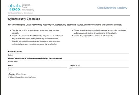 manasa kotana on linkedin cisconetworkingacademy