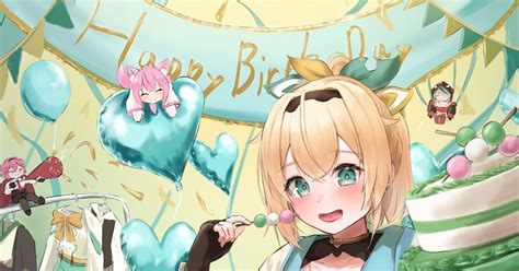 バーチャルyoutuber 風真殿誕生日おめでとう🎉 Yyのイラスト Pixiv