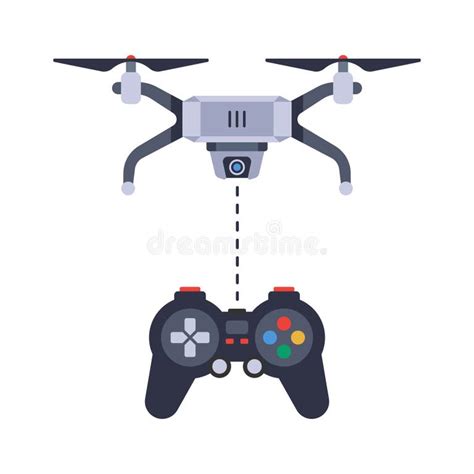 Control Drone Using Game Joystick Stock Illustration Illustration Of Modern Control 388716155