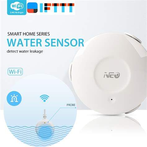WiFi Smart Water Sensor Water Flood Wi Fi And Leak Detector Alarm Sensor And App