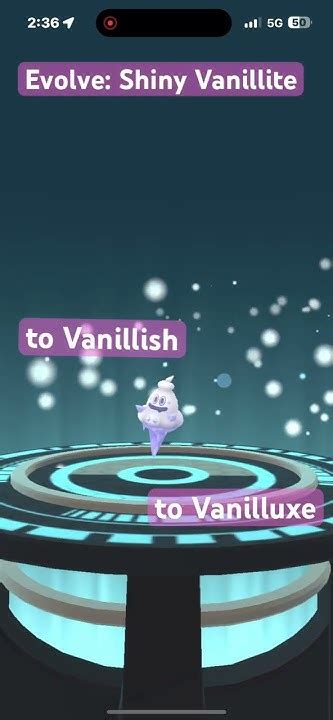 Evolving Shiny Vanillite To Vanilluxe Shortvideo Pokemon Dynamax