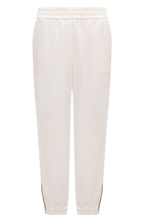 Женские розовые хлопковые джоггеры Miu Miu купить в интернет магазине ЦУМ арт Mjp259 1zf3 F0e18