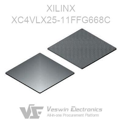 XC4VLX25 11FFG668C XILINX Processors Microcontrollers Veswin Electronics
