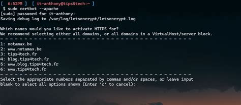 Certbot Présentation Tips4techfr
