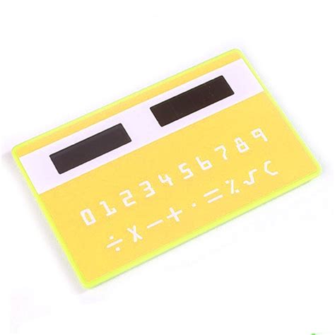 Portable Card Calculator Mini Calculator Solar Cal Vicedeal