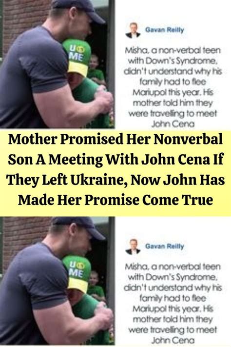 Mother Promised Her Nonverbal Son A Meeting With John Cena If They Left