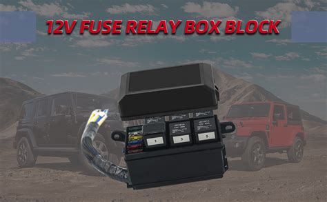 Amazon 12V Automotive Fuse And Relay Box With Pre Wires Fuse