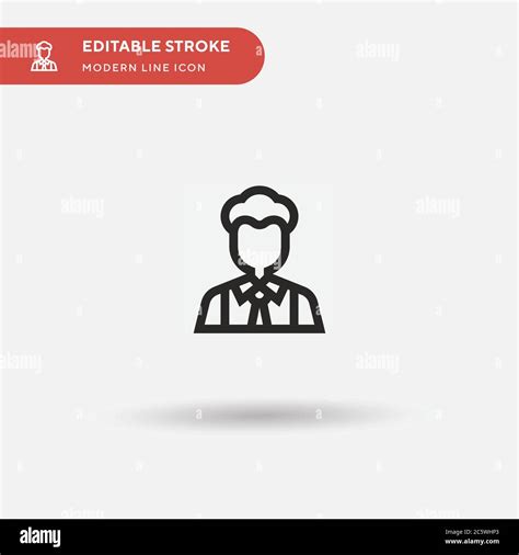 Businessman Simple Vector Icon Illustration Symbol Design Template For Web Mobile Ui Element
