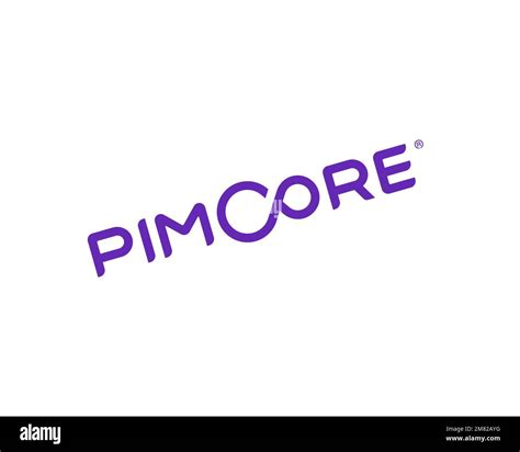 Pimcore Rotated Logo White Background Stock Photo Alamy